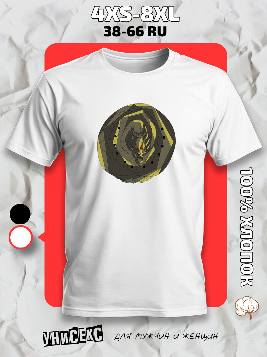 Футболка с принтом приключения Джеки Чана Jackie Chan adventures Shendu Шендю