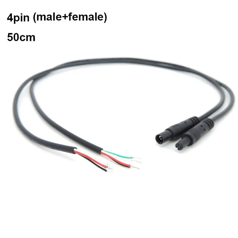 4-контактный 5-контактный 6-контактный сердечник автомобильной камеры заднего вида, мужской и женский разъем, удлинительный шнур, кабель для автомобильного разъема, проводной рекордер, задняя хвостовая линия