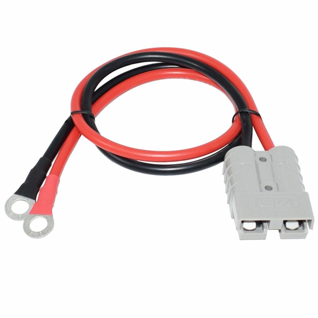 Провод 50A Anderson с O-образным терминалом, 50 см