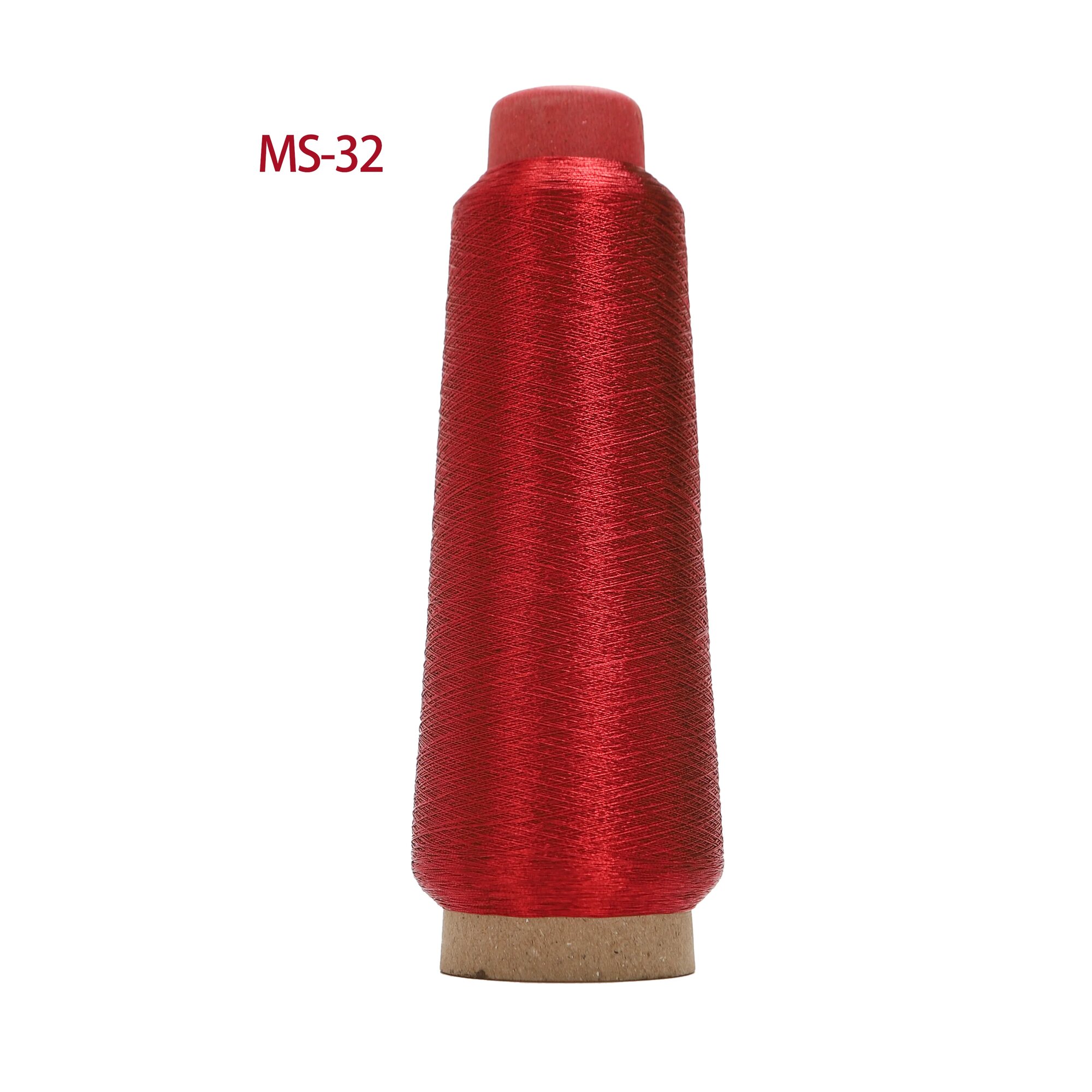 Амо Хилос Металлическая нить для вышивания 150D 3000м 45 цветов Красный, MS-32 Xmas Red