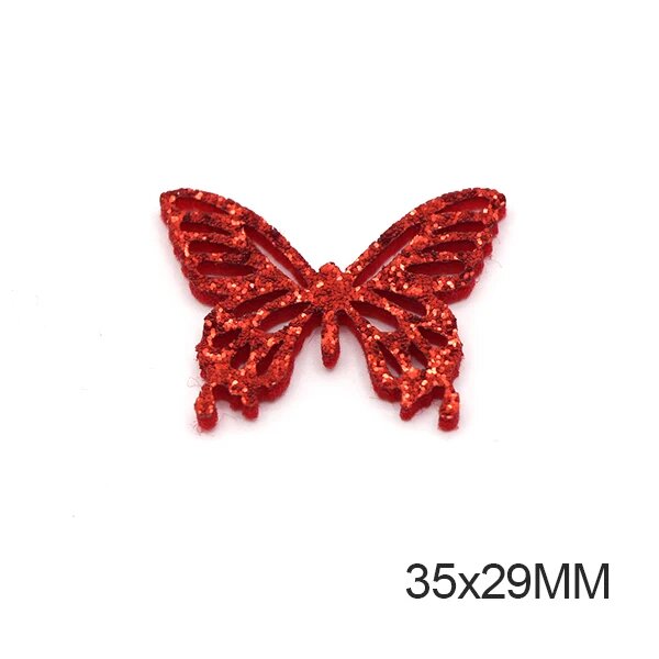 Нашивки-бабочки vblingstone 20 шт Красный, Small Red