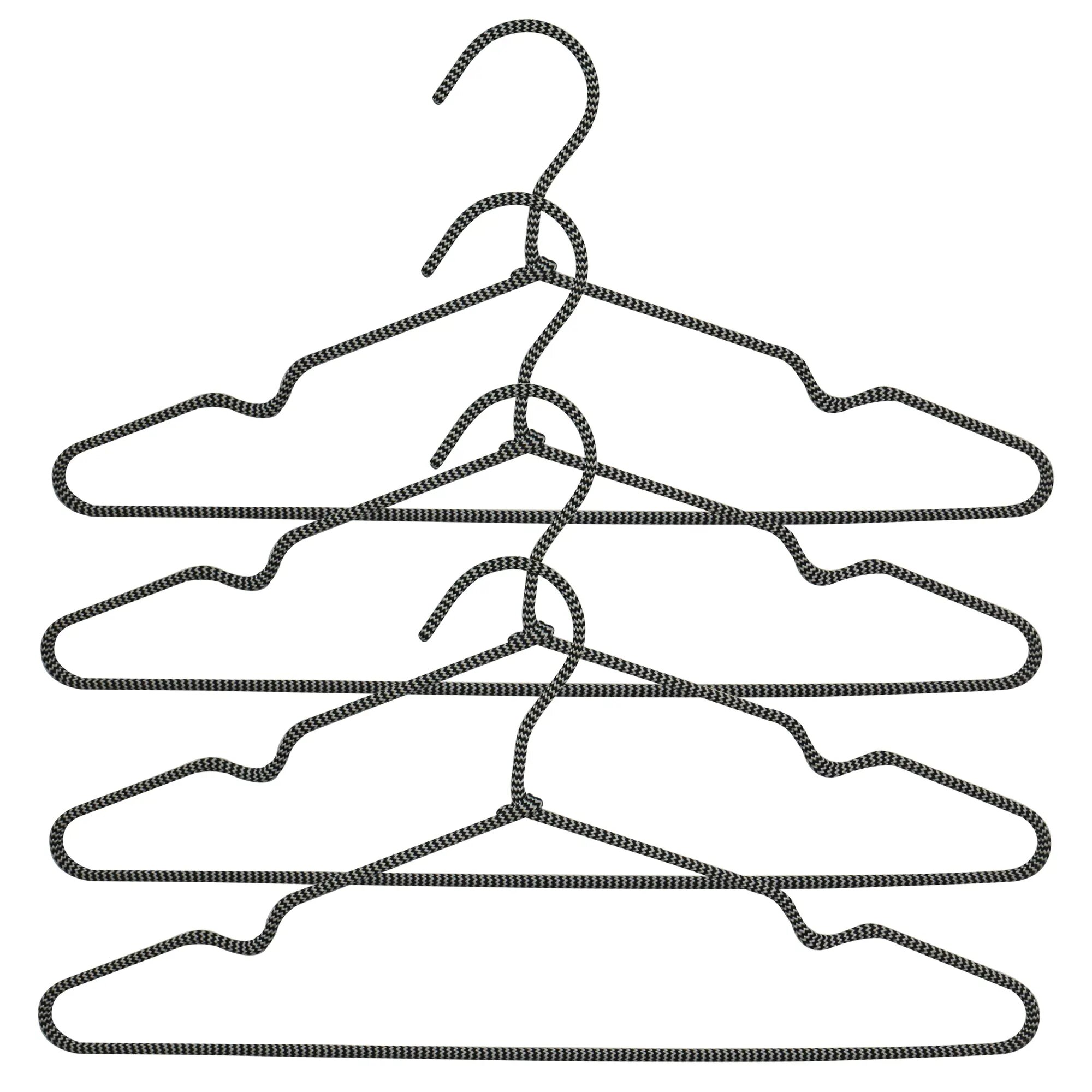 Плечики Spaceo 40 см металл цвет серый 4 шт