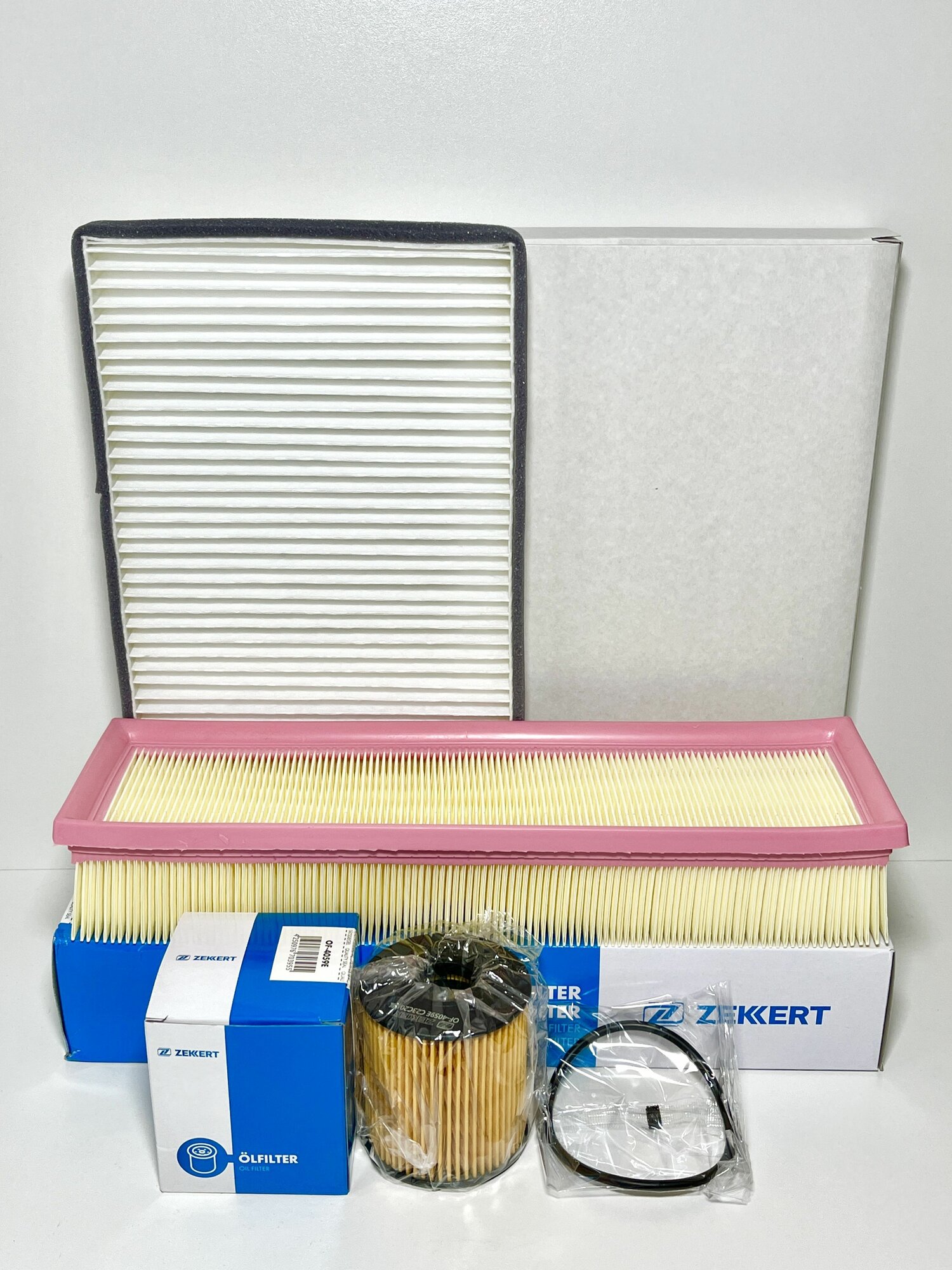 Комплект фильтров для Иран Ходро Саманд 1.6 106 л. с.(Iran Khodro Samand TU5JP) Фильтр воздушный + масляный + салонный