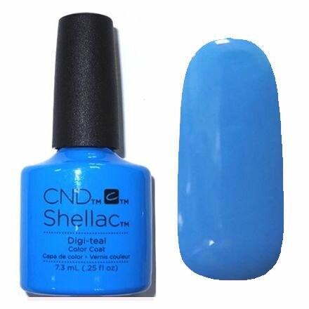 CND SHELLAC Гель лак Digi-Teal