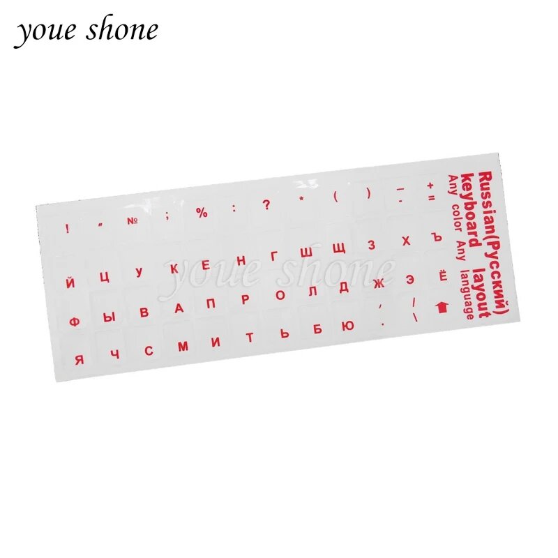 Русские наклейки для клавиш WYMECT черный