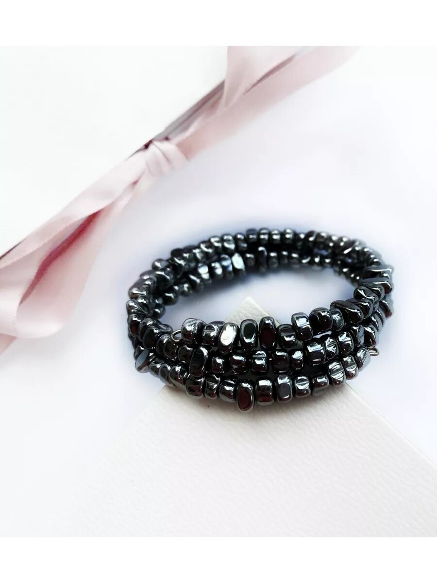 Браслет, гематит