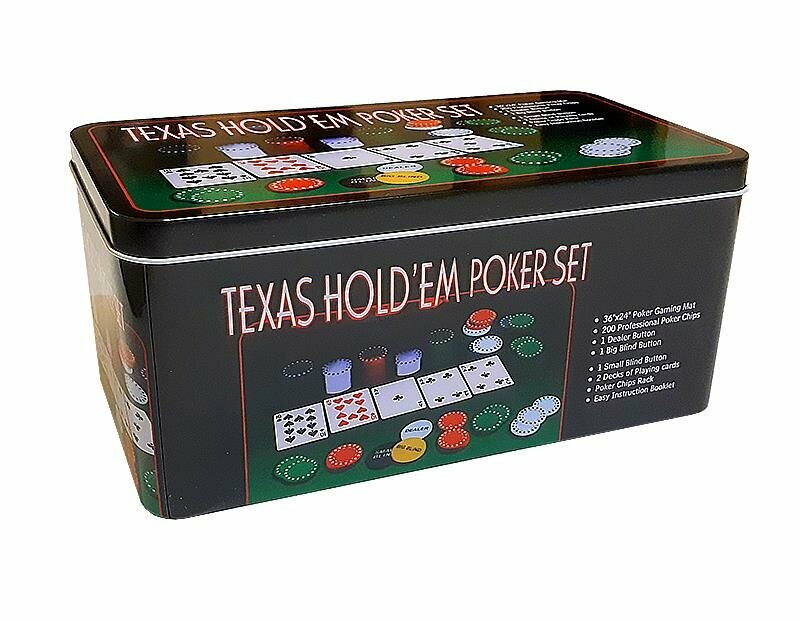 Набор для покера Holdem Light на 200 фишек с номиналом 61668 Partida