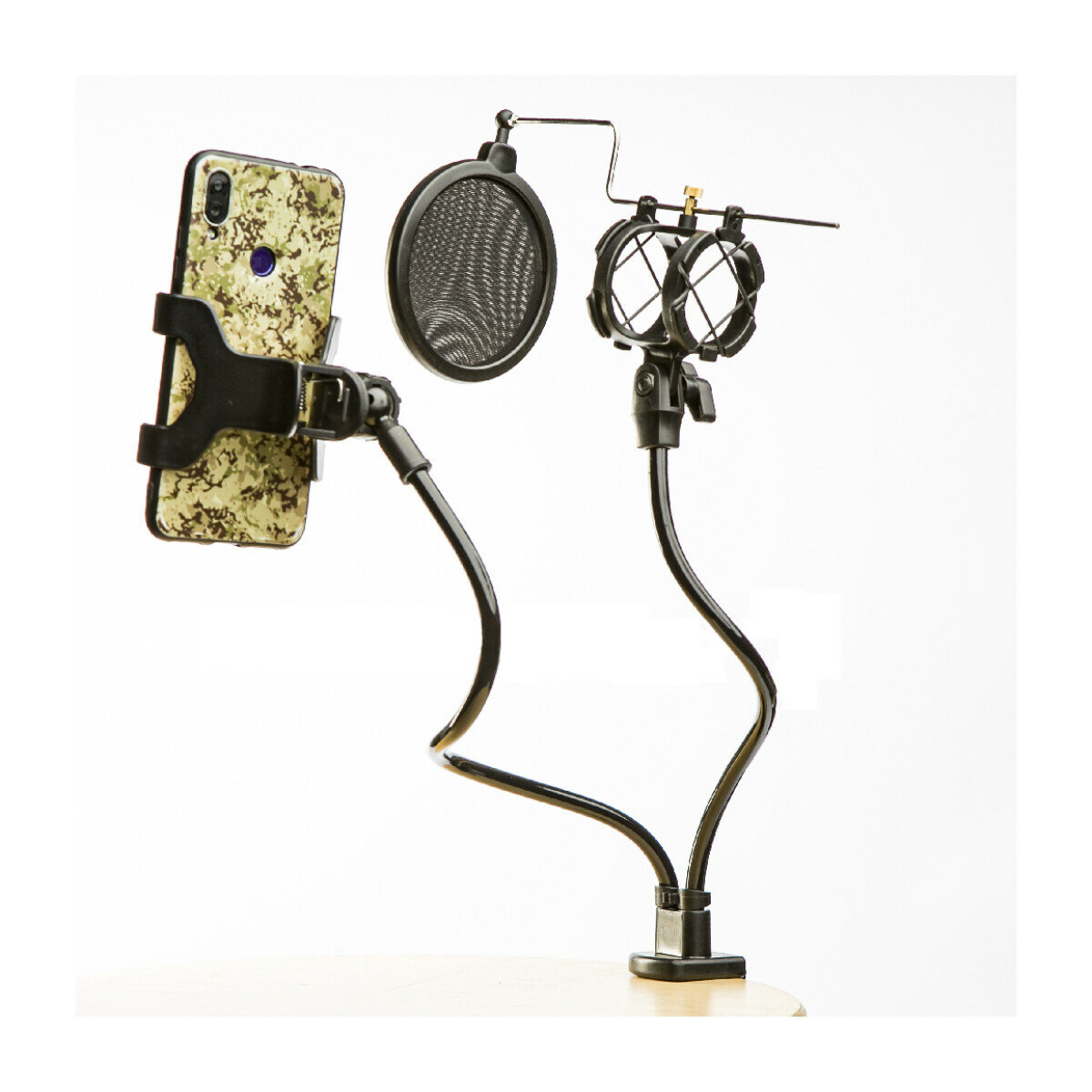 Кронштейн-крепление для микрофона и смартфона Fotokvant LSS-24