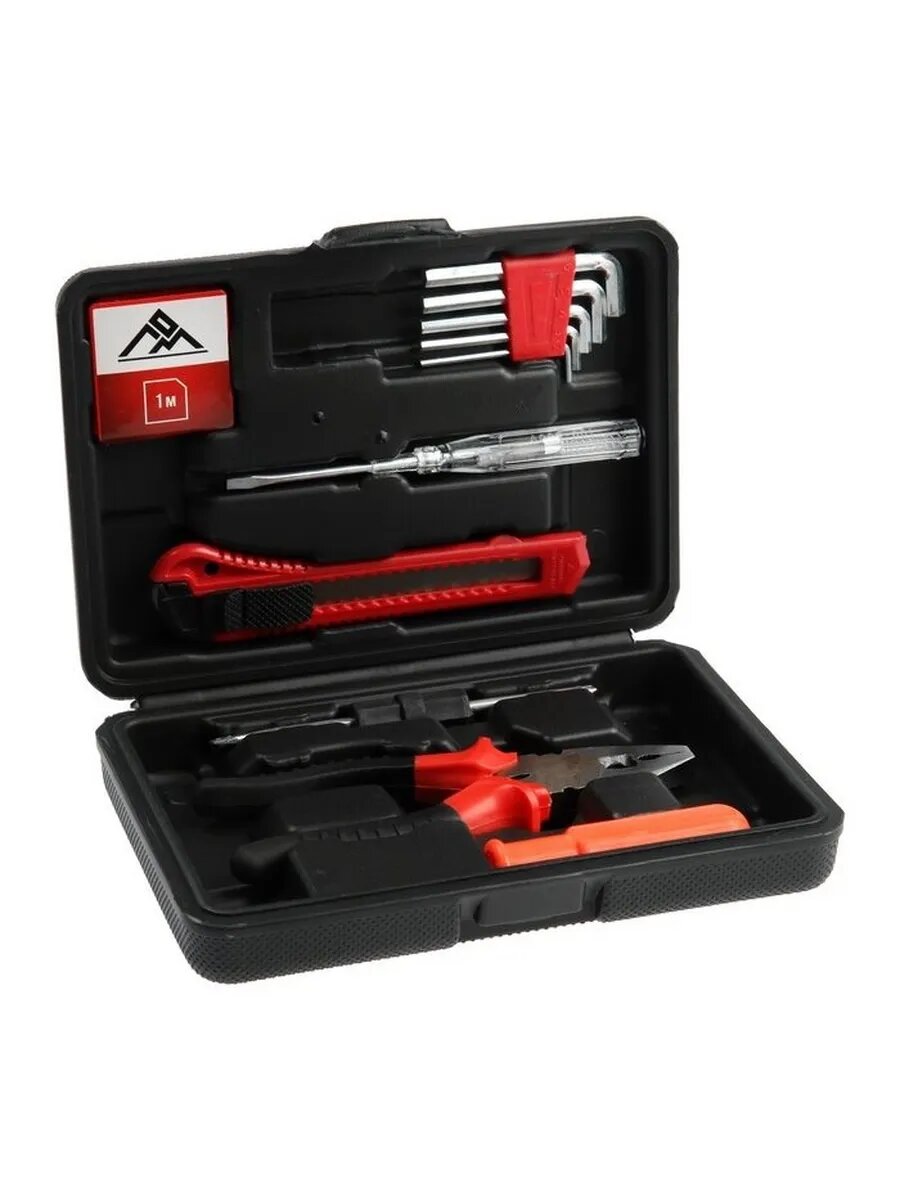 Набор инструментов в кейсе ЛОМ, универсальный, 11 предметов