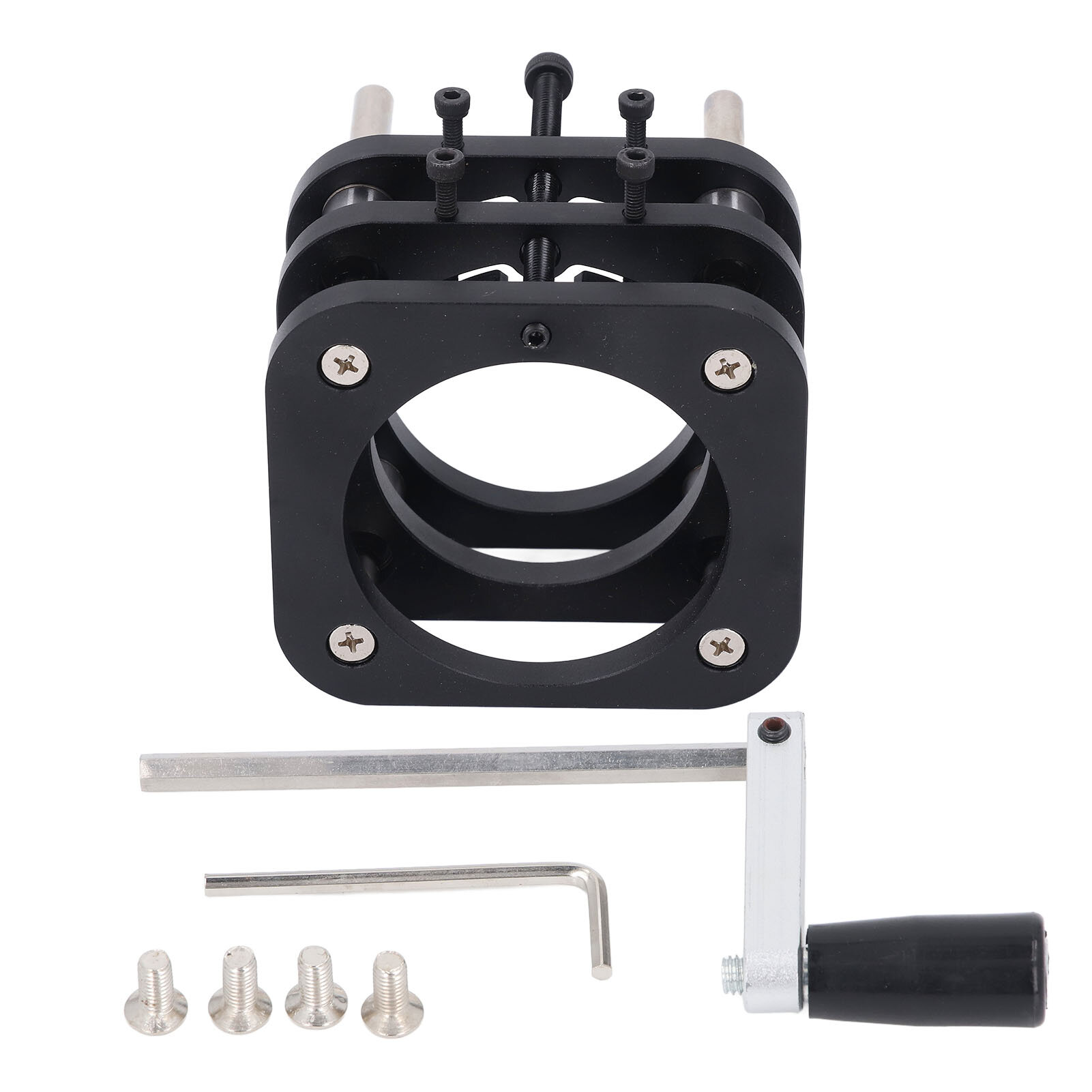 Алюминиевая база для фрезера, ручной подъем, ход 51 мм