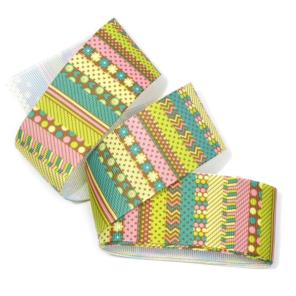 Лента репсовая IDEAL с рисунком, B 38 мм, 10 м (TBY. LDR072)