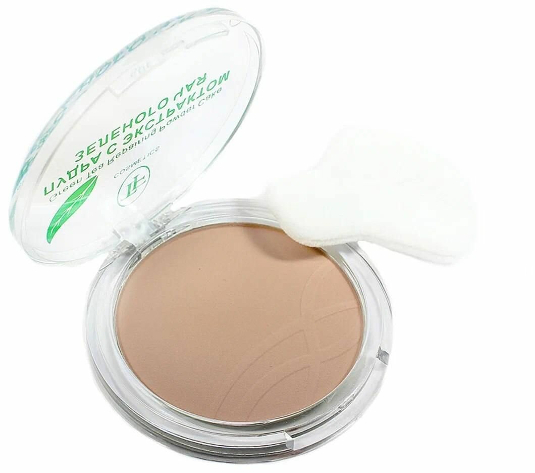 Пудра для лица TF Cosmetics "Compact Powder Green" тон 04 натуральный бежевый CTP 16