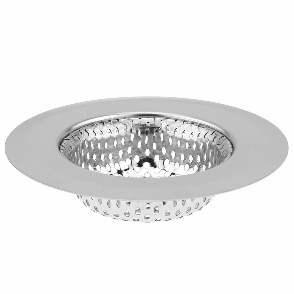 Пробка-сетка для раковины КНР из нержавеющей стали "Горошек", диаметр 9,1 см, высота 2,2 см, внутренний диаметр 5,2 см