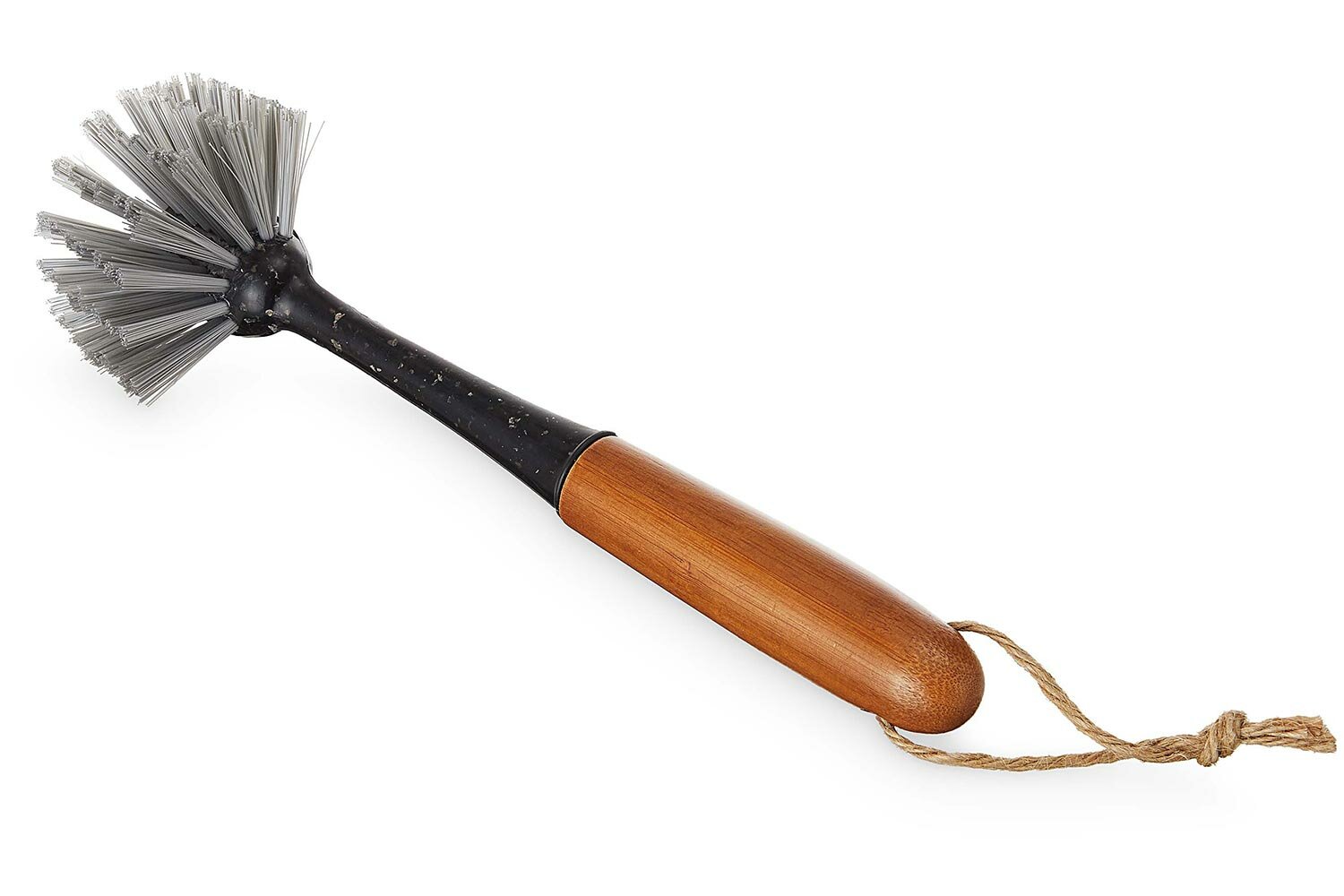 Graphite щётка для мытья посуды с эргономичной ручкой и силиконовой вставкой.