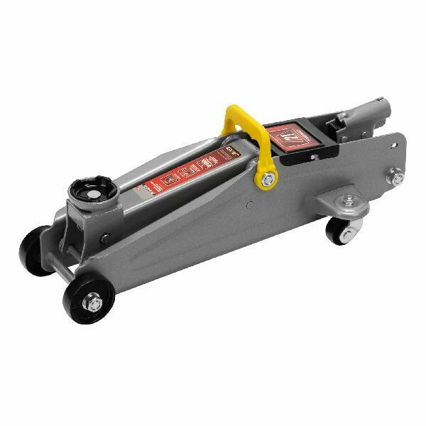 Домкрат гидравлический подкатной, 2 т, высота подъема 135-385 мм, в пластиковый кейсе Matrix