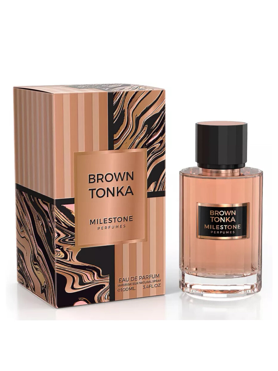 Парфюмерная вода Milestone Brown Tonka, женская, древесные ноты, 100мл