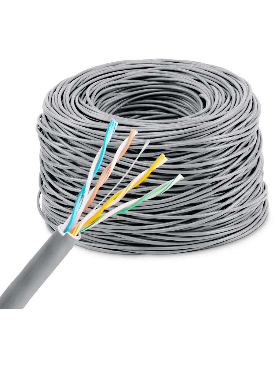 Кабель сетевой BU-COP-055-FTP FTP 4 пары cat.6 305м серый