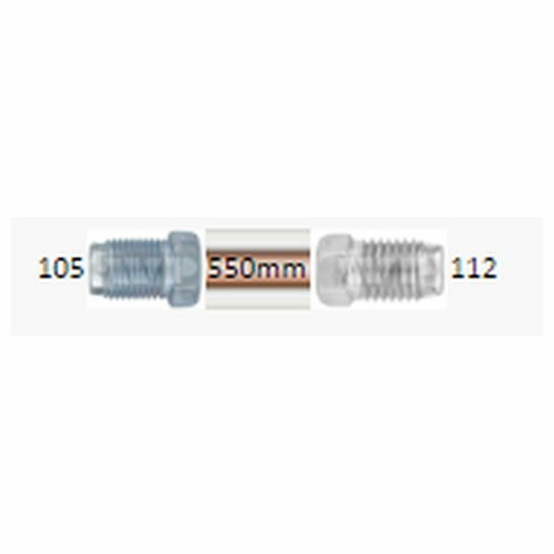 Трубка тормозная d=4.75mm Длинна 550мм (Z-105/Z-112) AUTO-GUR AGWP394