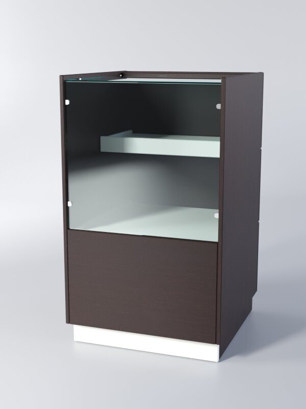 Прилавок "рона" №4-600мм, Дуб Венге + Белый. Производитель товара - компания Westcom.