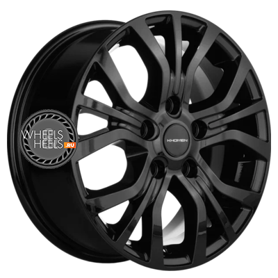 Khomen Wheels KHW1608 (Huyndai/Mazda) 16x6.5 5x114.3 et45 dia67.1 Black
