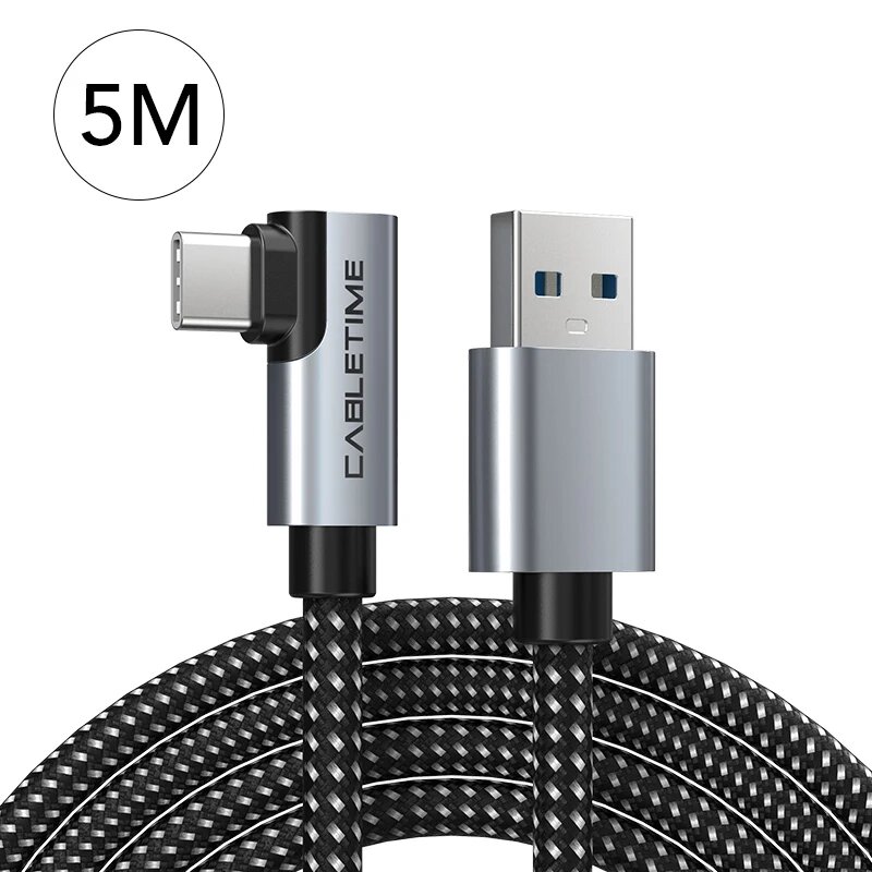 Кабель VR USB3.0 CABLETIME для Oculus Quest 2 5M VR Cable