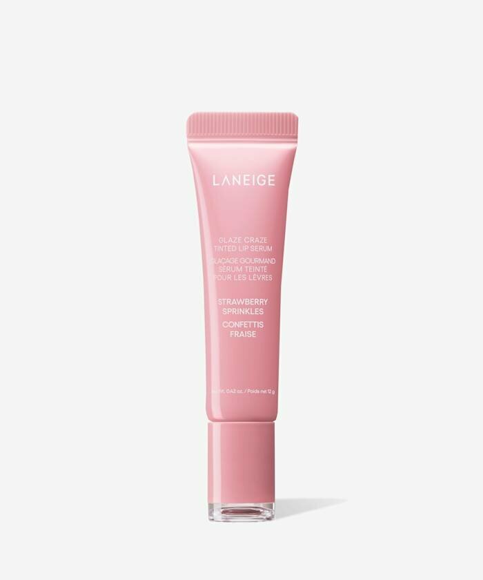 LANEIGE Тинт сыворотка для губ Glaze Craze Tinted Lip Serum - Strawberry Spinkles 12 гр