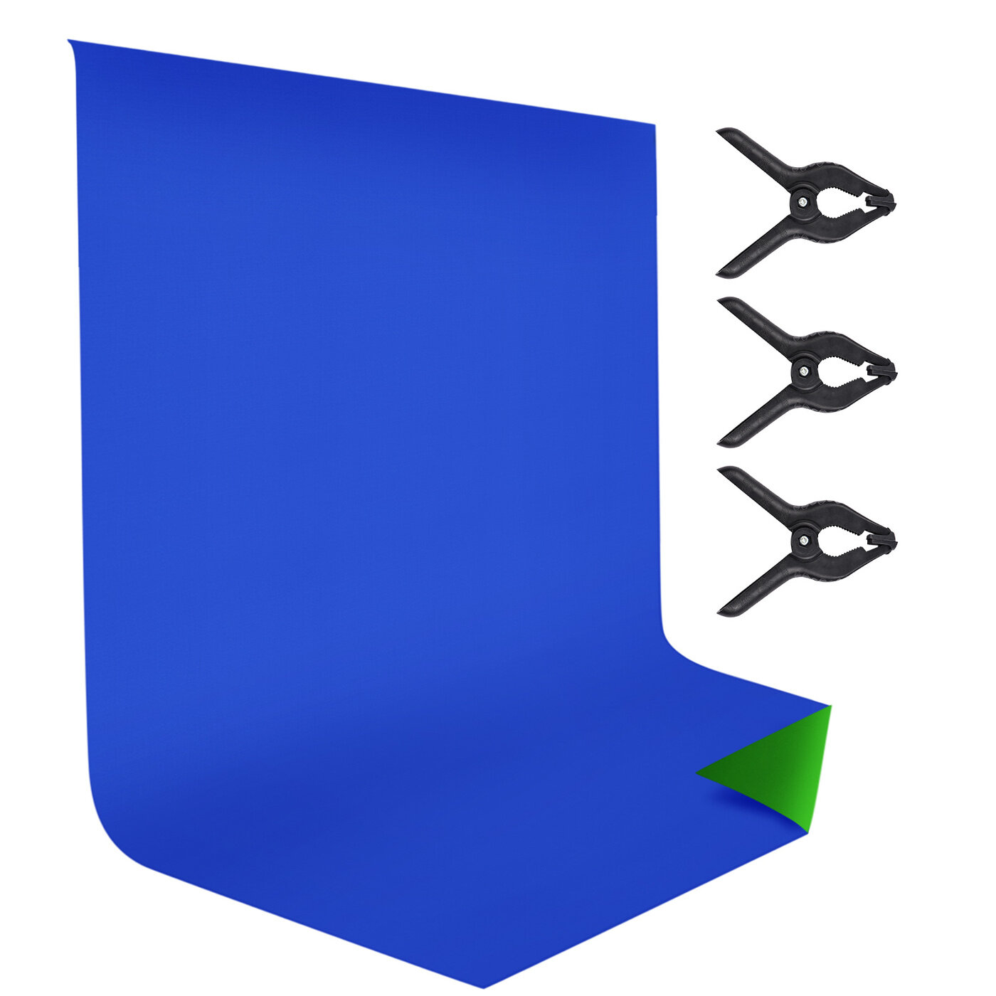 Andoer 1,8 x 2,8 м фута двухцветный фон для фотосъемки моющийся -sz