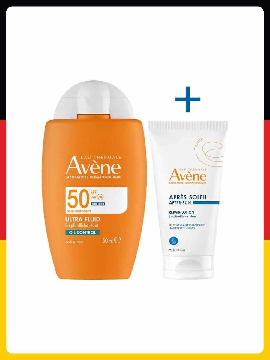 Средство солнцезащитное Avene Ultra Fluid Oil Control SPF 50, 50ml