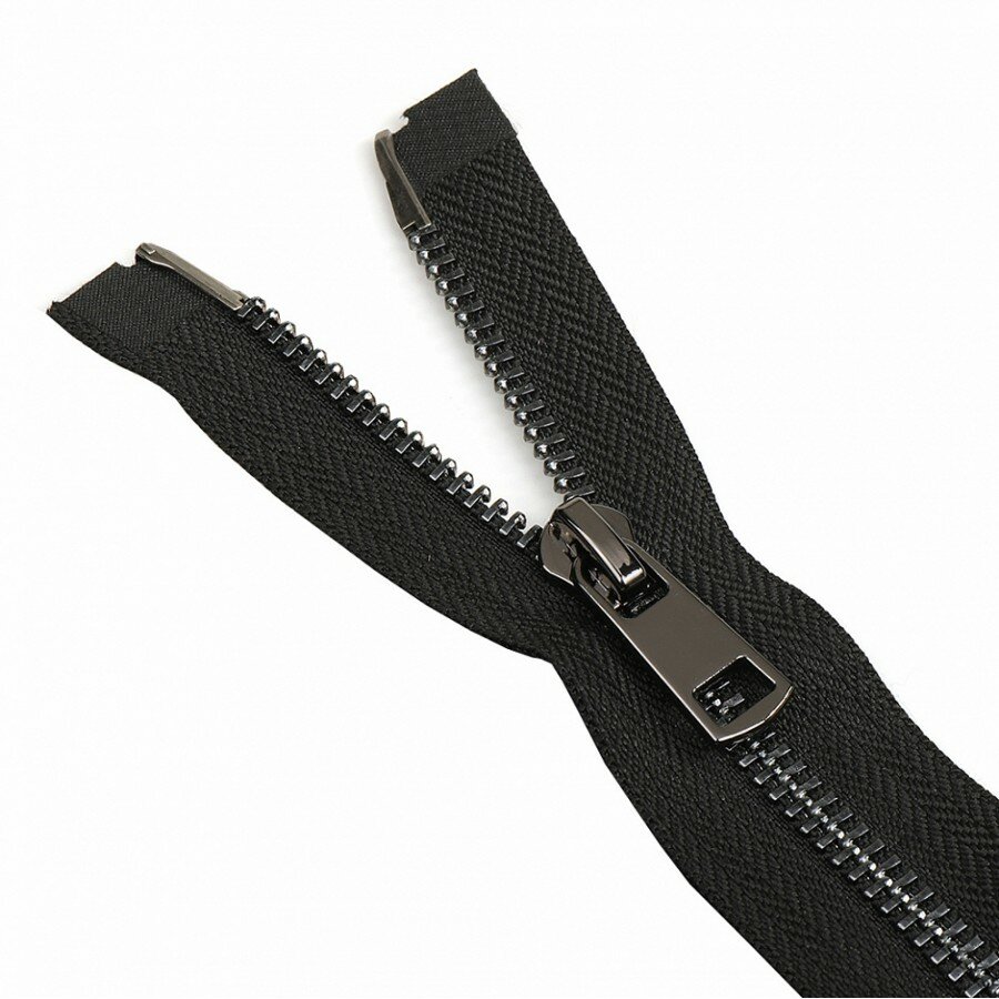 Молния MaxZipper мет. Титан N5 черный никель 60см цв. F322 черный уп.1 шт