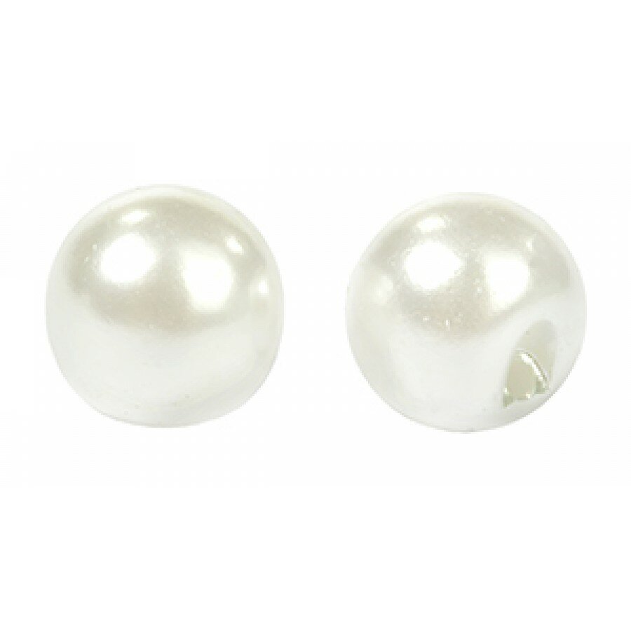 Пуговицы пластик TBY. A517 цв.001 белый 16L-10мм, на ножке, 50 шт