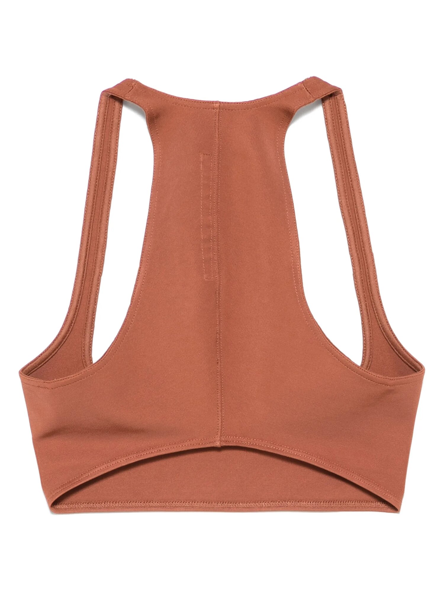 Топ Rick Owens Lilies Unhorny, размер 44, оранжевый — фото 1