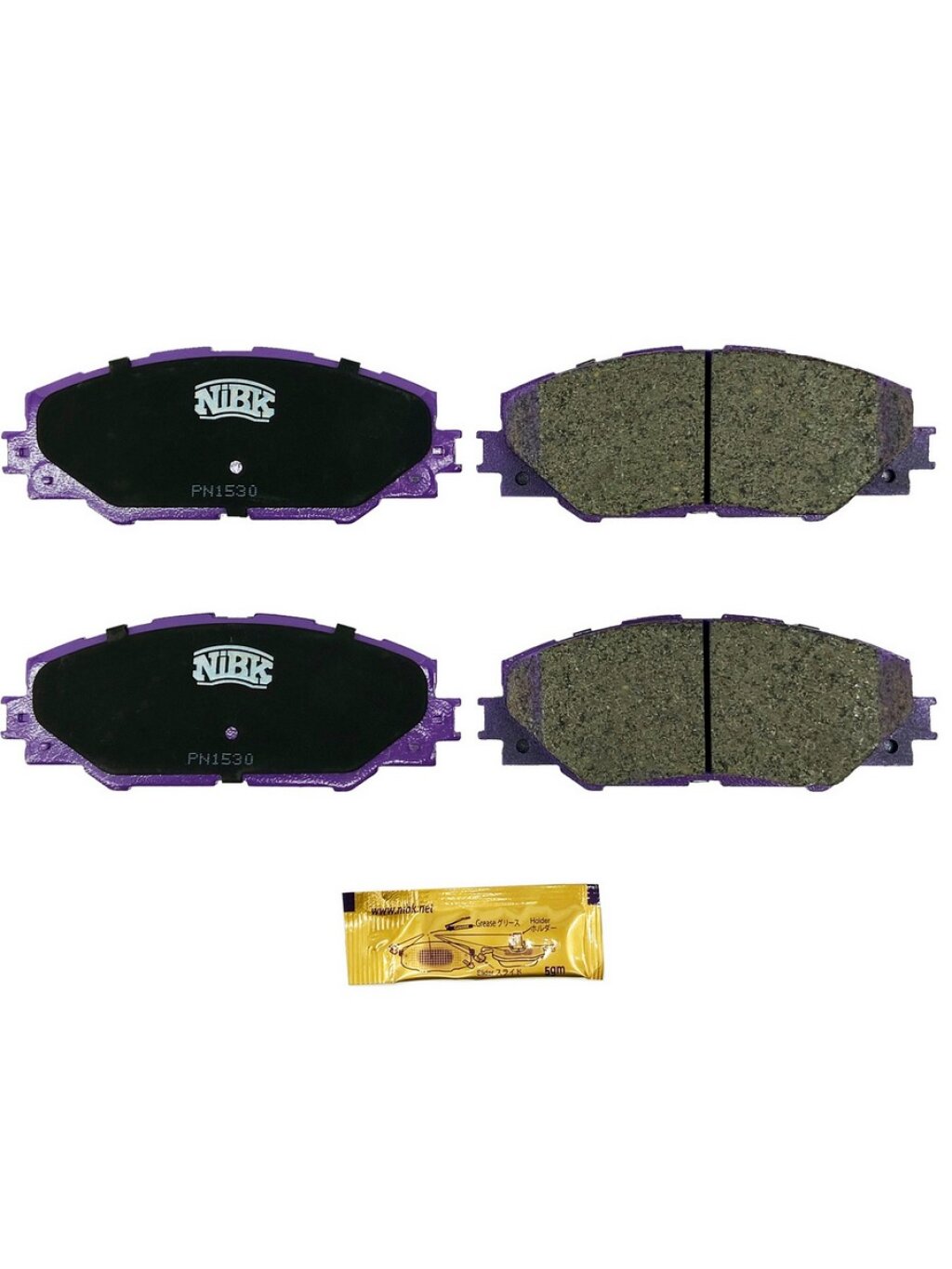 Колодки тормозные дисковые передние NIBK PN1530