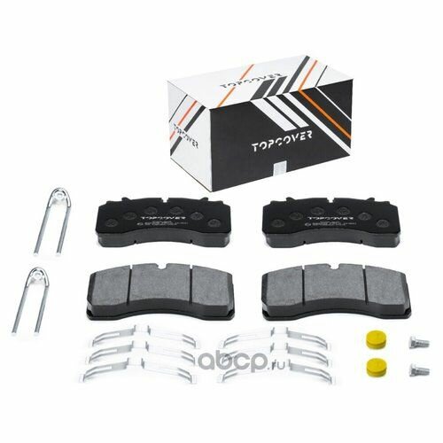 Колодки тормозные задние дисковые к-кт TOPCOVER T02978005