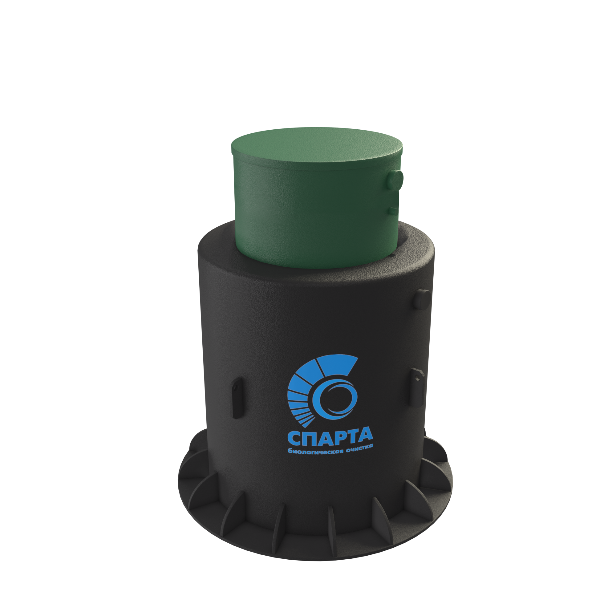 Септик СПАРТА-1000, глубина залегания трубы до 800 мм