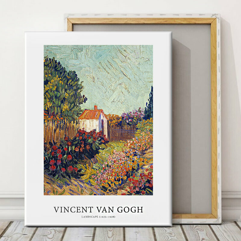 Картина на холсте 50х70 см "Ван Гог, осень", на стену для интерьера