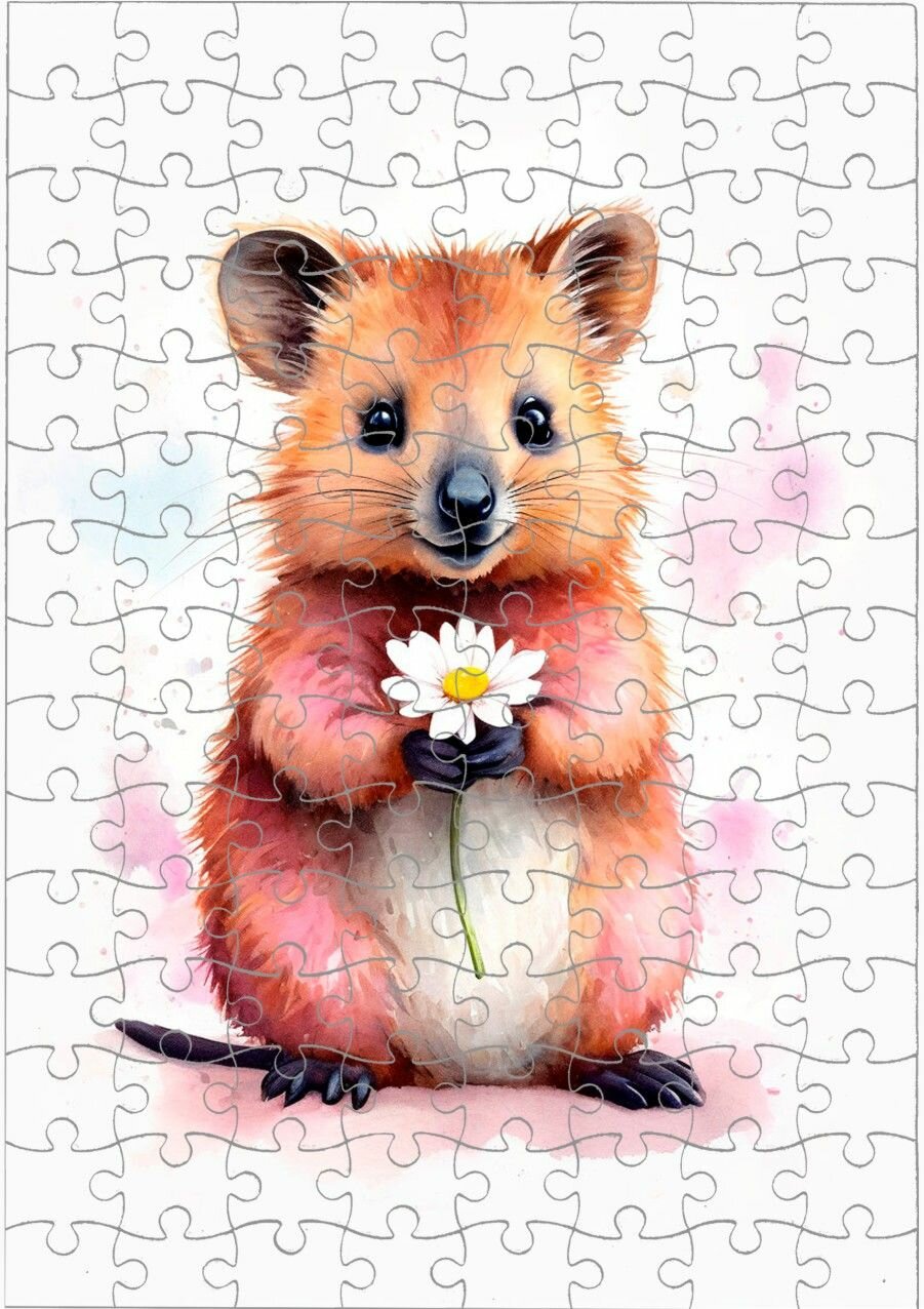 Пазл GOODbrelok А3 Квокка, Quokka