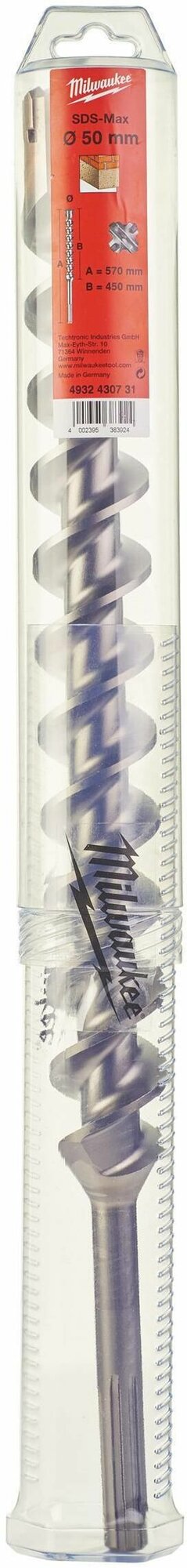 Бур Milwaukee SDS-Max 50 x 570 мм