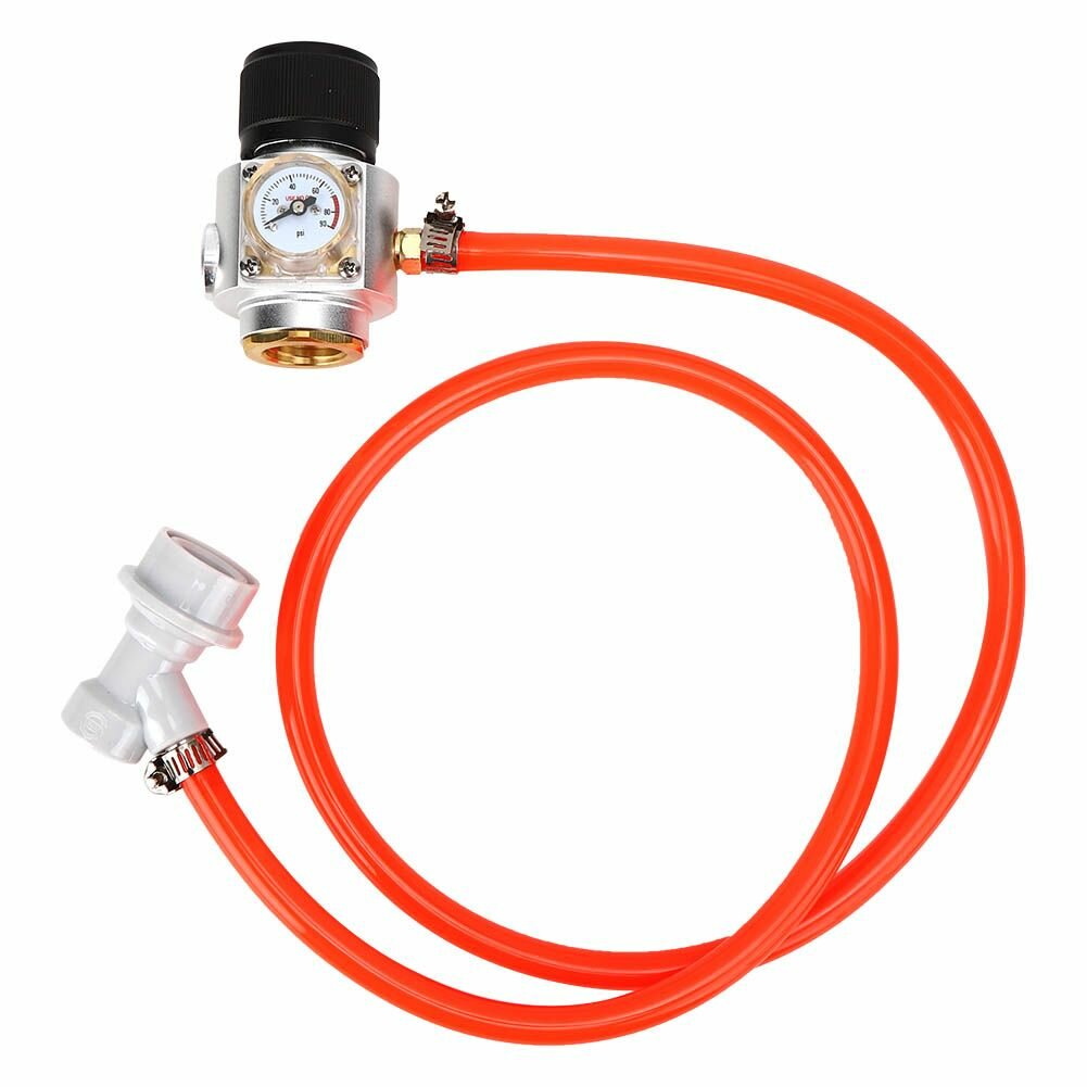 Мини-регулятор CO2, портативный регулятор давления для кега, 0-90 PSI