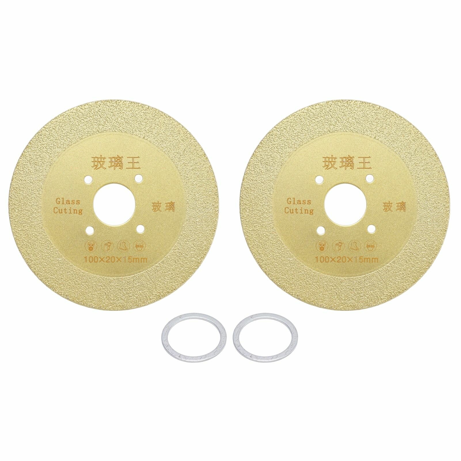 2 шт режущий пильный диск 100 мм, алмазный, керамический, для угловой шлифовальной машины