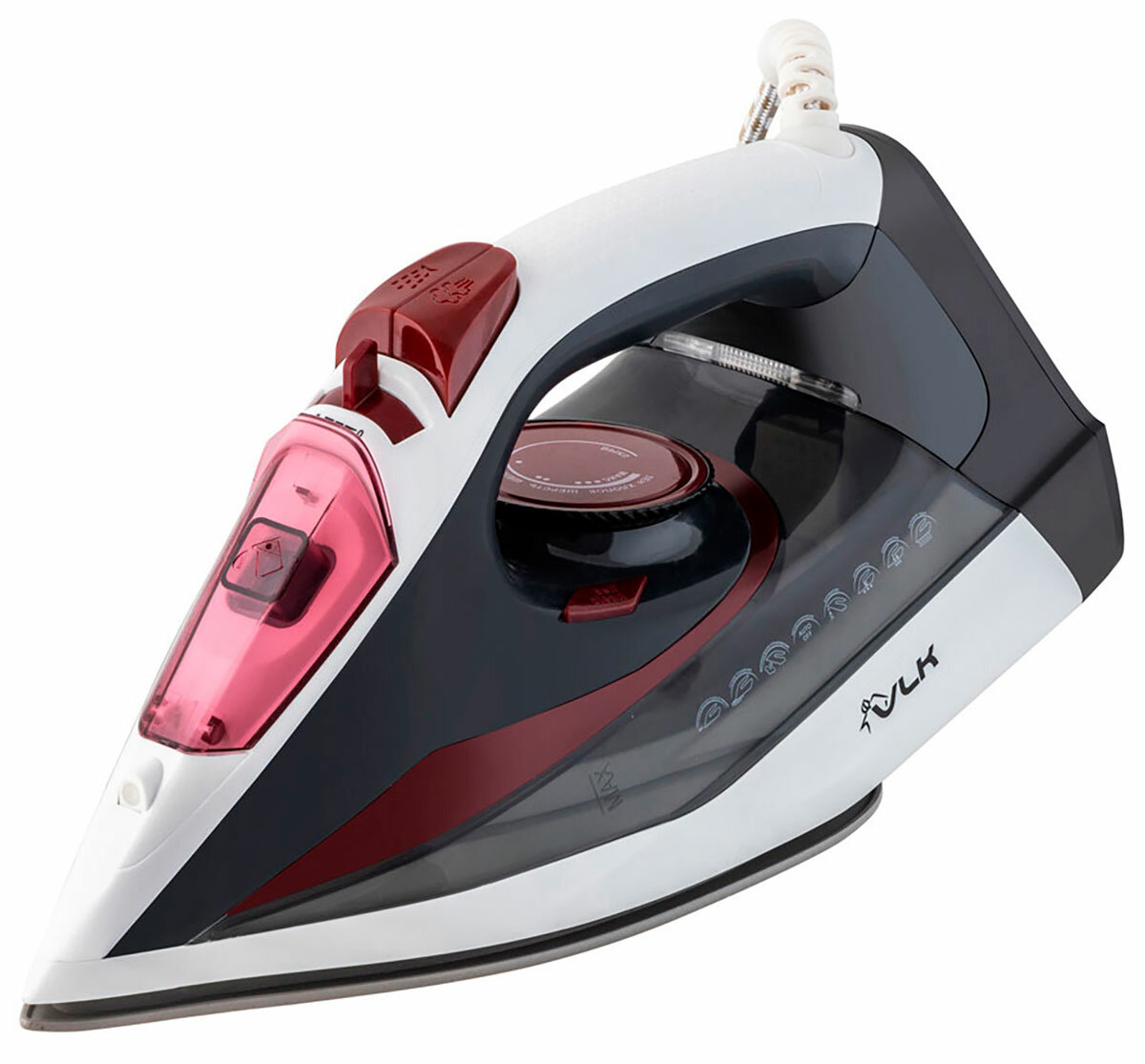 Утюг VLK VESUVIO 2200, белый/черный/красный