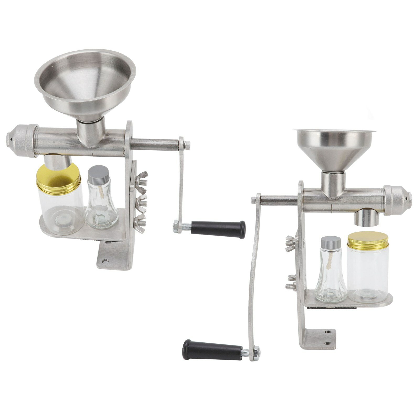 Пресс для масла, бытовой маленький, из нержавеющей стали, с ручным управлением, пресс для горячего и холодного масла, для арахисового, кунжутного, рапсового масла