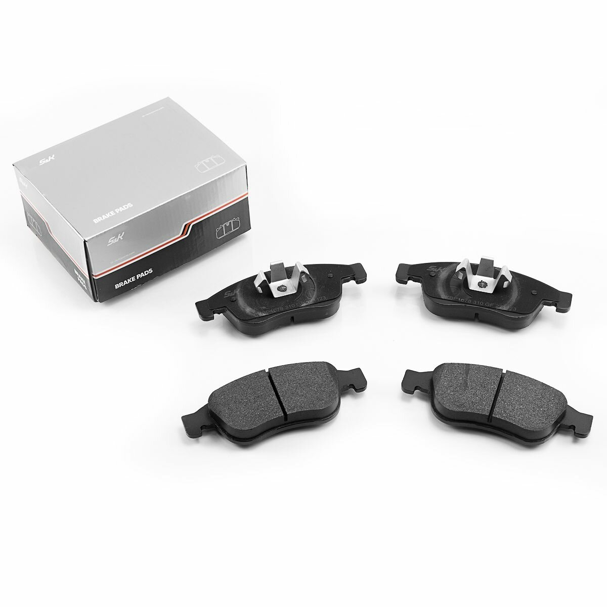 Колодки тормозные передние для Рено Дастер 2012-, Флюенс 2010-, Меган III 2009- Renault Duster Fluence Megane Артикул SKBP1078 производителя S&K