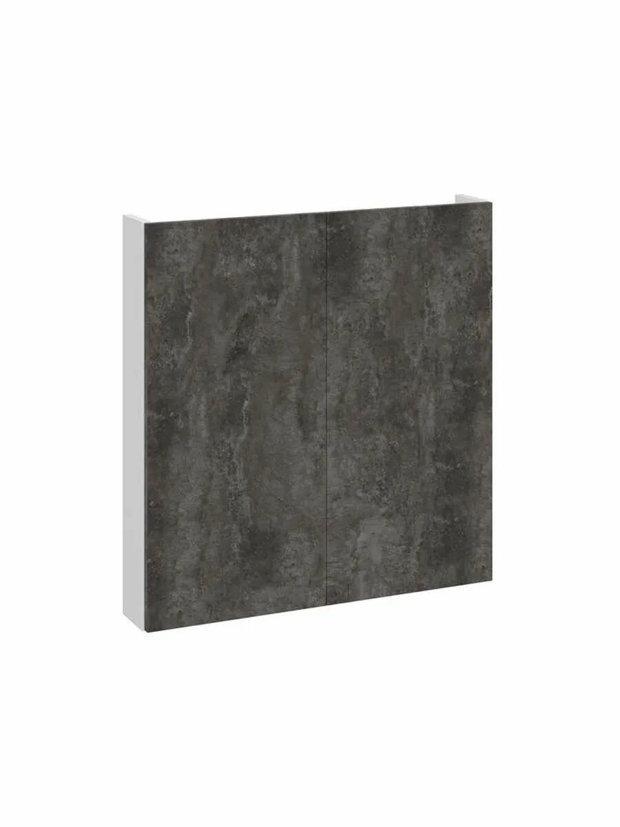 Кухонный модуль напольный, стол под стиральную машину Урбан с доводчиками, 70х11.6х82.4 см, Белый / Цемент темный