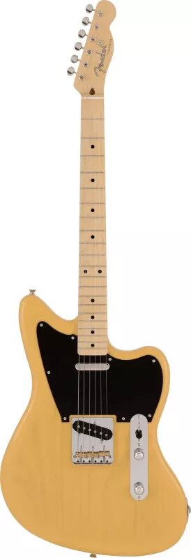 Электрогитара Fender Made in Japan Offset Telecaster®, Butterscotch Blonde, корпус - ясень, гриф кленовый, накладка - клён, SS Fender Tele pickups, 21 лад, мензура 25.5, Япония