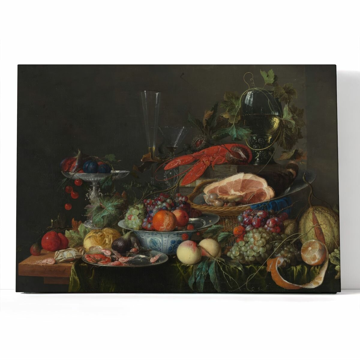 Картина/Натюрморт с фруктами и омаром. Вариация, Ян Давидс де Хем