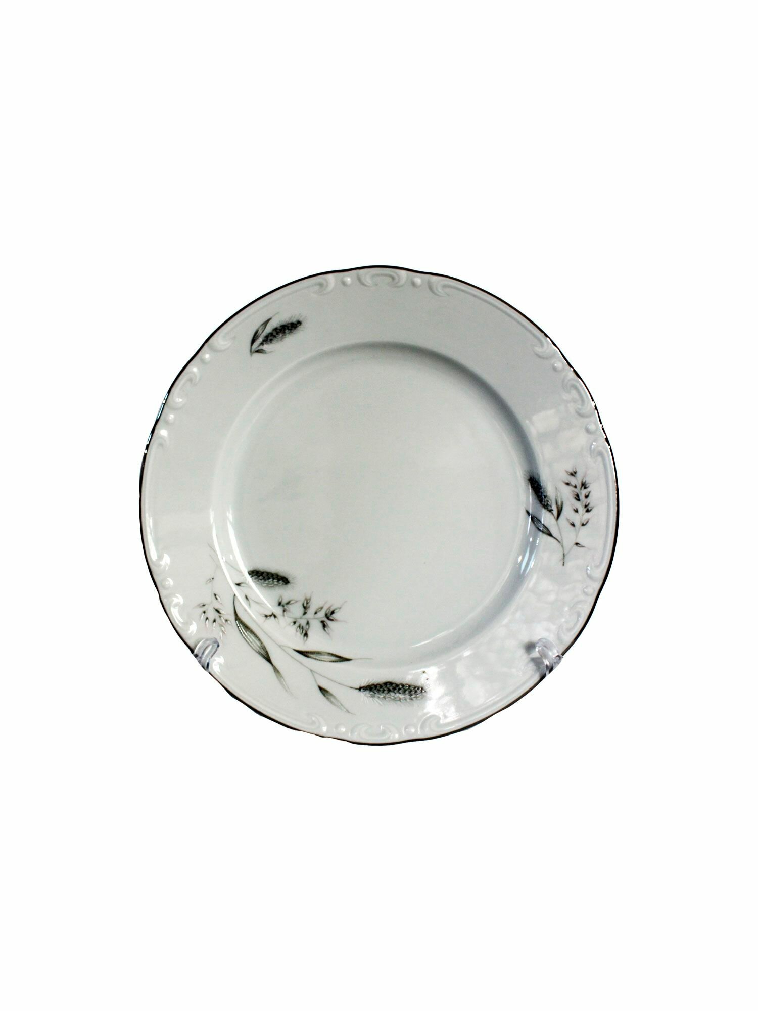 Тарелка десертная "Констанция" 19 см "Серебряные колосья"