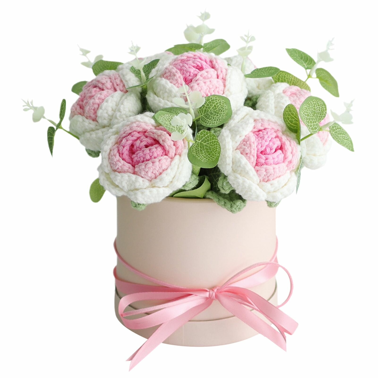 Универсальный Букет Цветов, Связанный Крючком