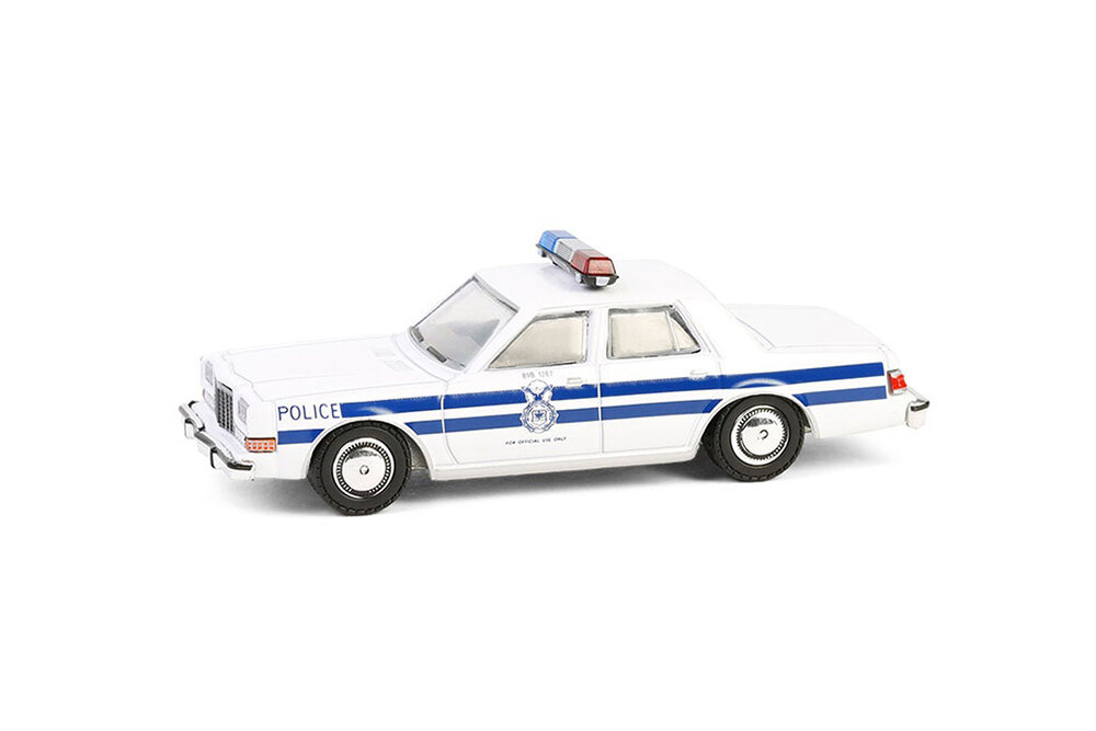 Модель коллекционная GREENLIGHT Dodge diplomat "u.s. air force security police" 1985 (длина модели 6-10 см)