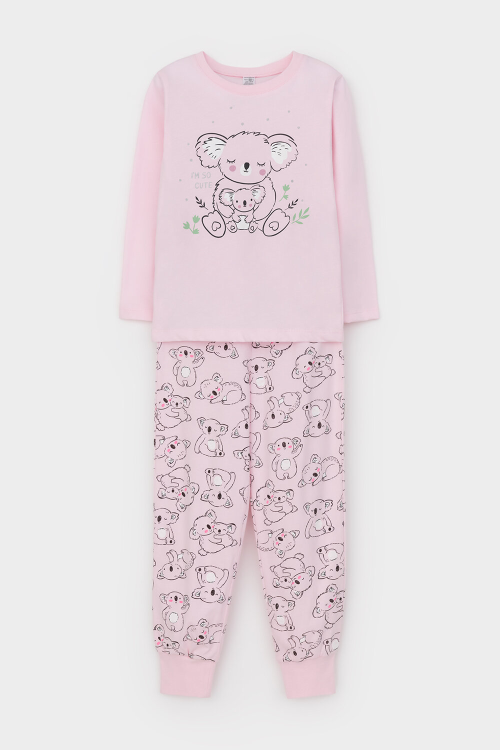 Пижама К 1606/нежно-розовый,забавные коалы