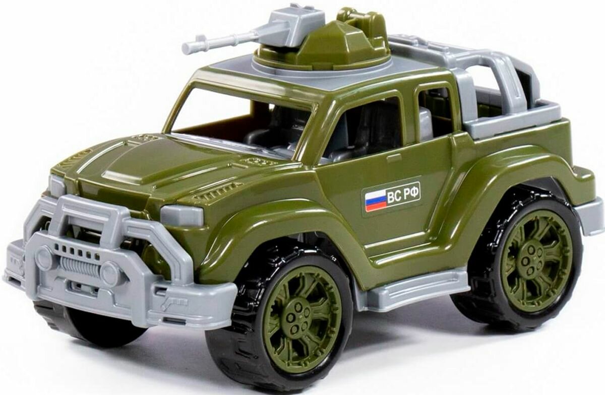 Пластиковая модель "Автомобиль-джип военный Легионер-мини с 1-м пулемётом" для детей, игрушечный транспорт, машинка детская, сюжетно-ролевая игрушка для игр в песочнице и дома